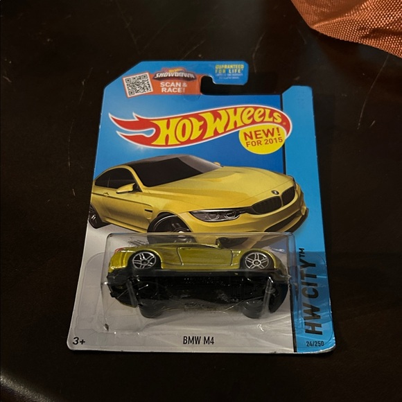 Mattel | Toys | Mattel Hot Wheels Bmw M4 Vibrant Yellow | Poshmark